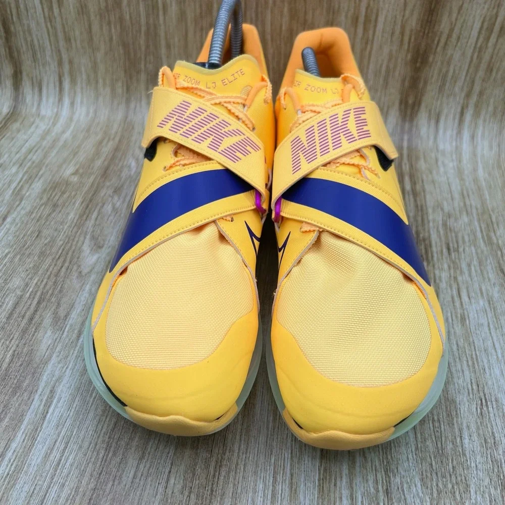 Nike | Shoes | Nike Air Zoom Lj Elite Mens Size 25 Citron Pulse Track ...
